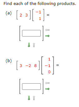 Solved Find each of the following products. (a) | Chegg.com