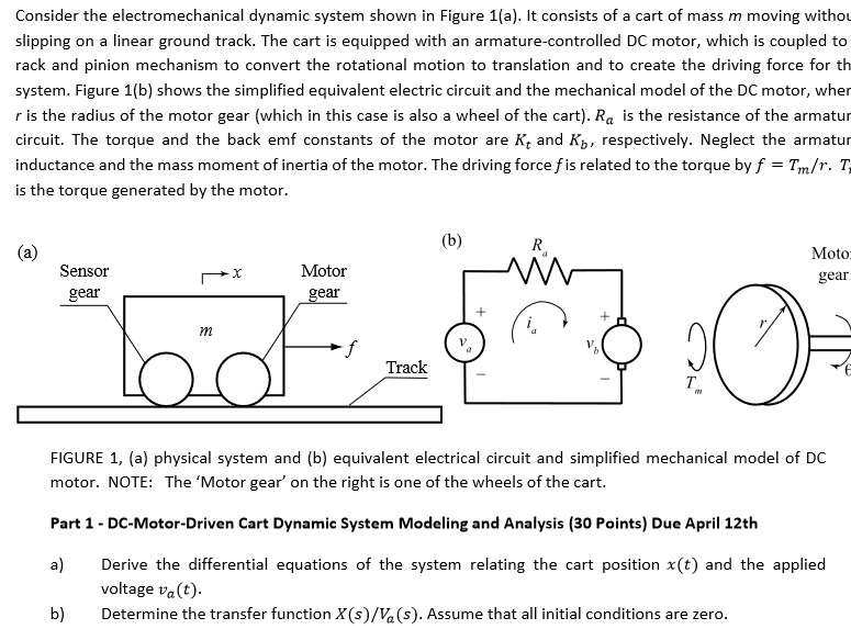 Solved equation 1 equation 2 equation 3 dt Tm- Kt(ia) d- x | Chegg.com