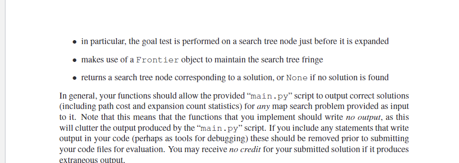 Solved You are to provide Python functions that implement | Chegg.com