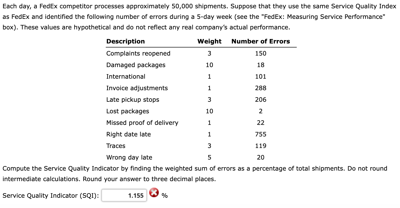 Solved Each day, a FedEx competitor processes approximately | Chegg.com