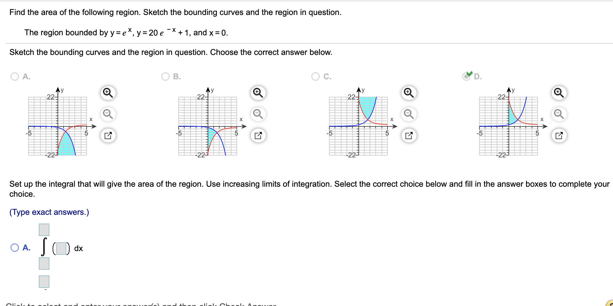 Solved Find the area of the following region. Sketch the | Chegg.com