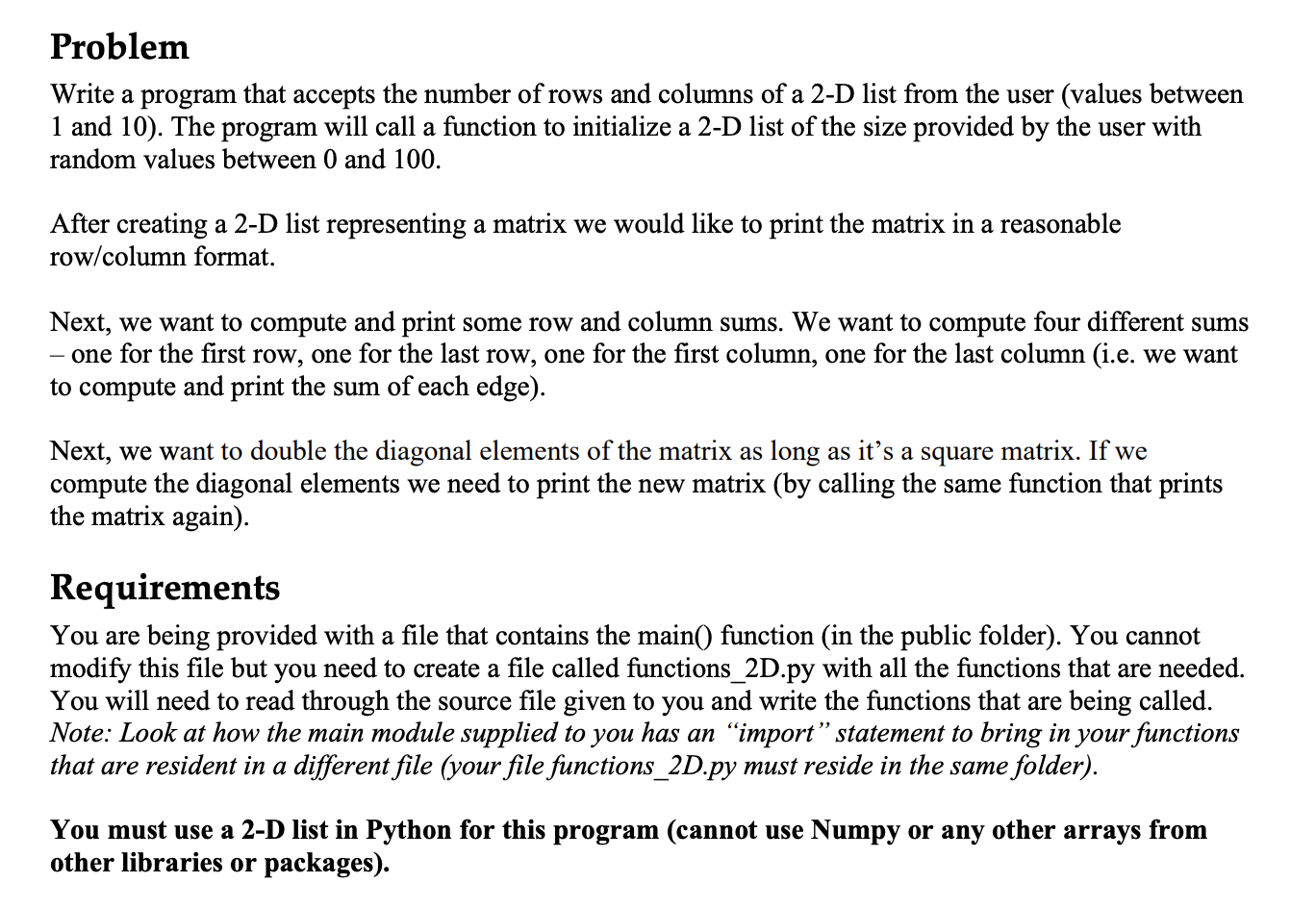 Solved Problem Write a program that accepts the number of | Chegg.com