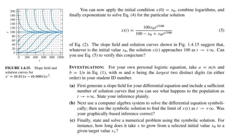 Instructions: Read the 1.4 Application in the | Chegg.com