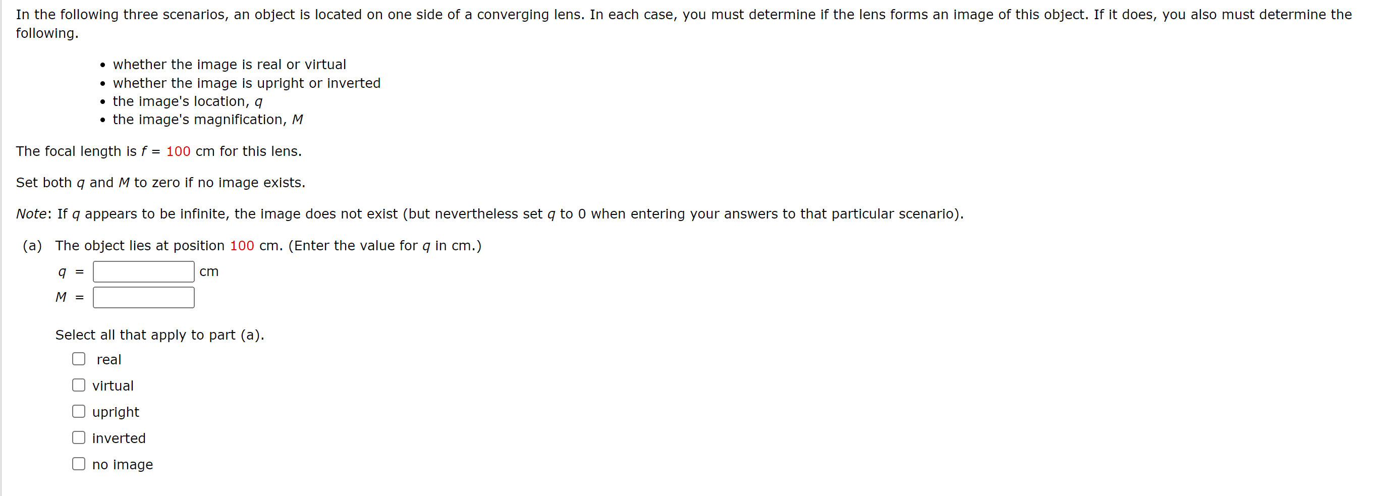 Solved In the following three scenarios, an object is | Chegg.com
