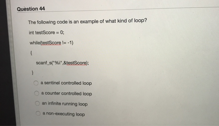 Solved Question 42 Follow the code below to completion. At | Chegg.com