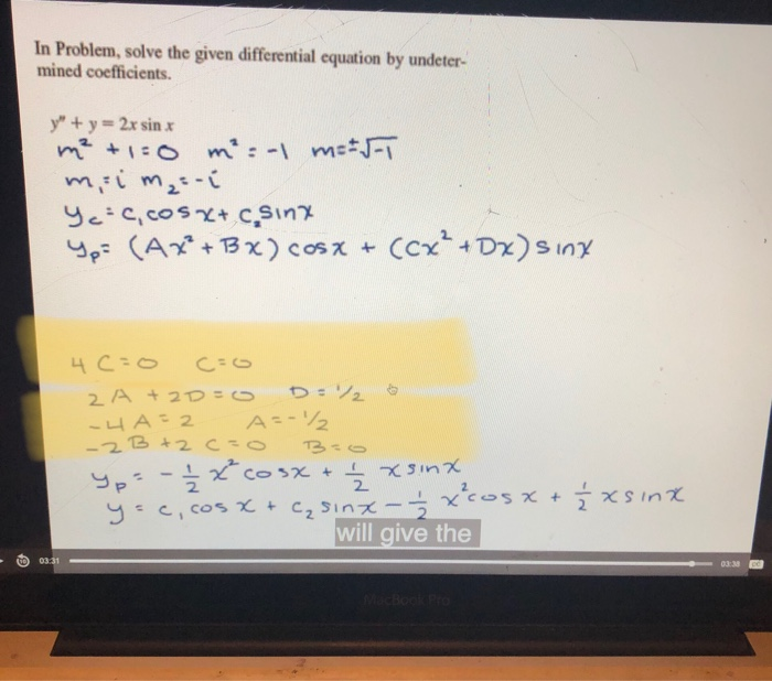 Solved In Problem, solve the given differential equation by | Chegg.com