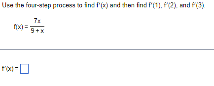 Solved Let f(x)=x−7x2−3x−28. Find a) limx→7f(x), b) | Chegg.com