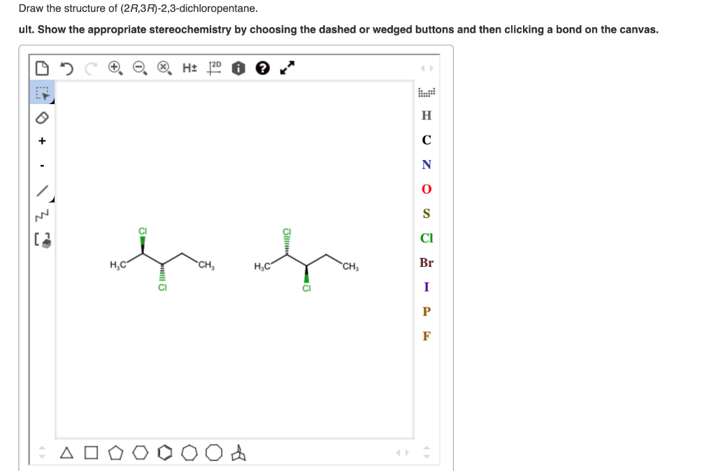 Solved Draw the structure of (2R,3R)-2,3-dichloropentane. | Chegg.com