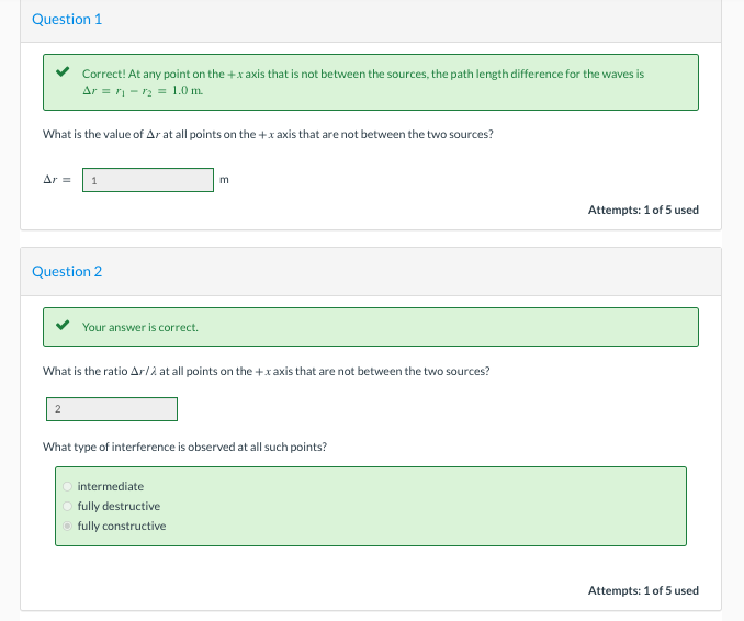 Correct! At any point on the +x axis that is not | Chegg.com
