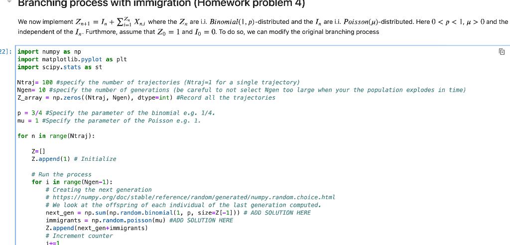 Solved We consider the process Zn, where Z0=1, and at each | Chegg.com