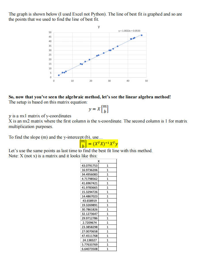 Solved Lab 7: Linear Regression This is an INDIVIDUAL | Chegg.com