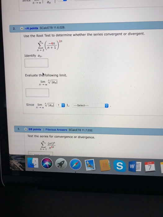 Solved Sie an 2. -14 points SCalcET8 11.6.028 Use the Root | Chegg.com Solved Sie an 2. -14 points SCalcET8 11.6.028 Use the Root | Chegg.com