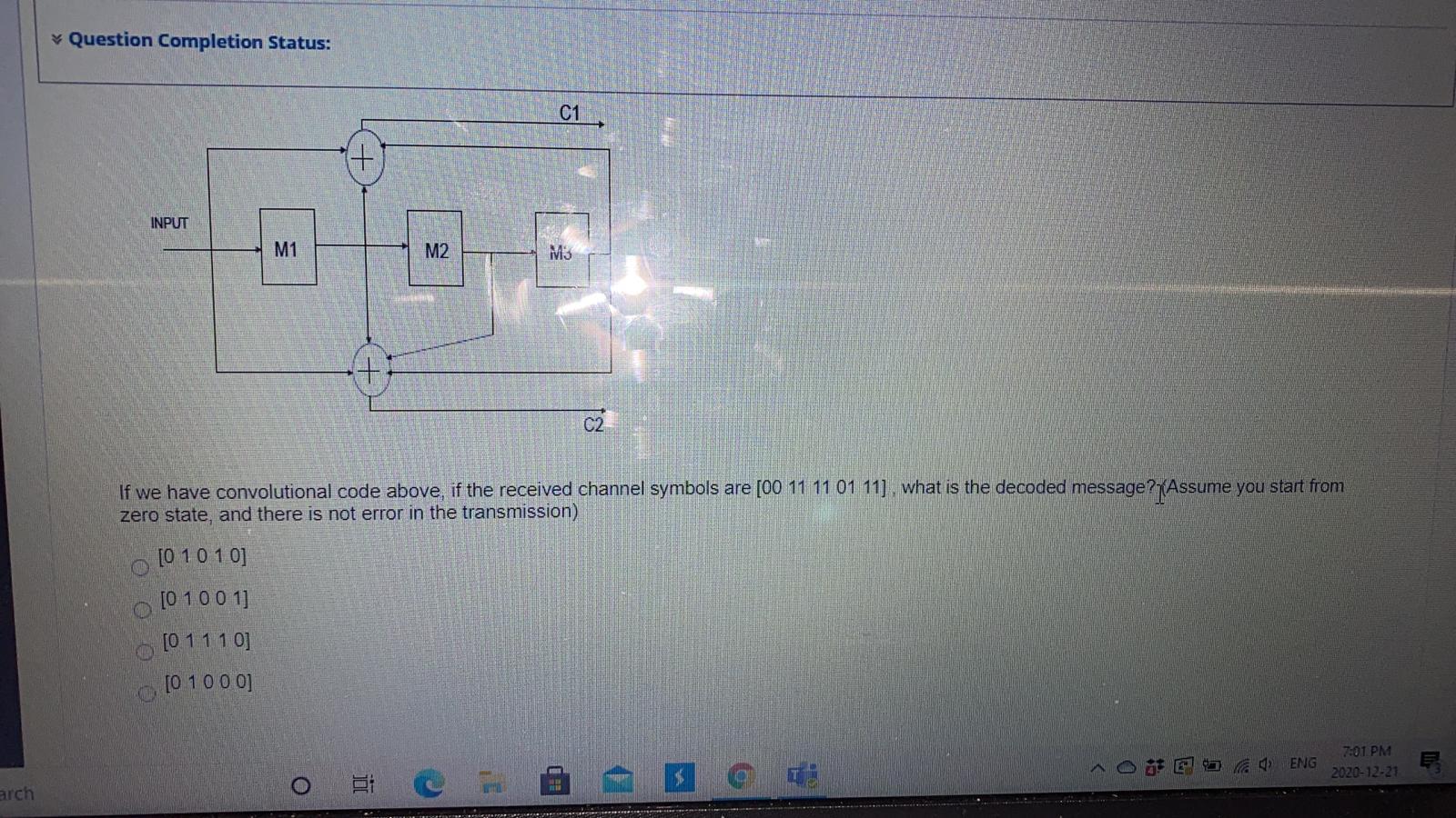Solved Question Completion Status: C1 INPUT M1 M2 M3 + C2 If | Chegg.com