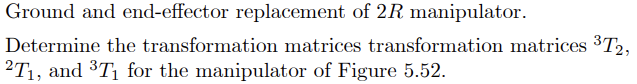 Ground and end-effector replacement of 2R | Chegg.com