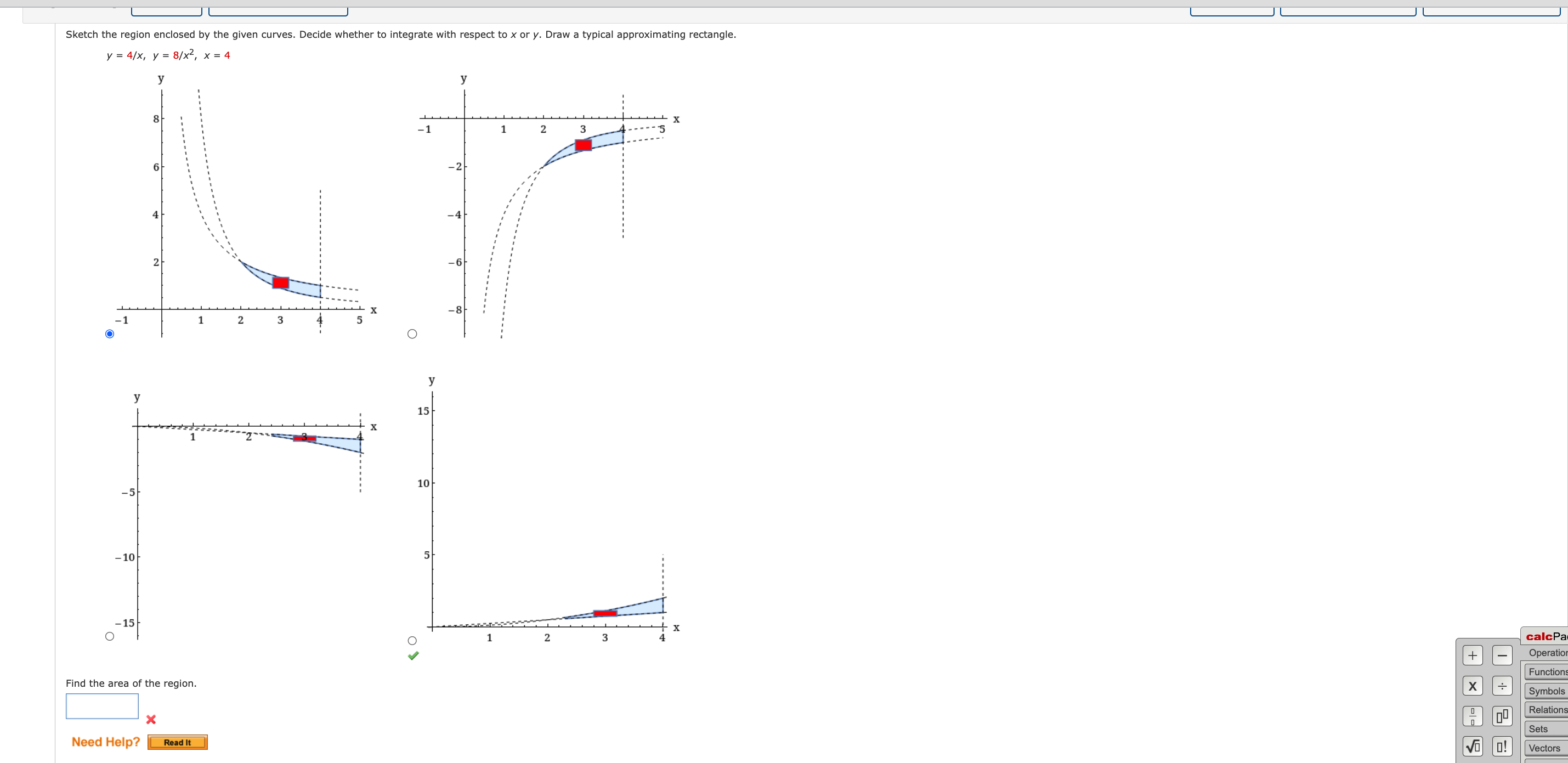 Solved Sketch the region enclosed by the given curves. | Chegg.com