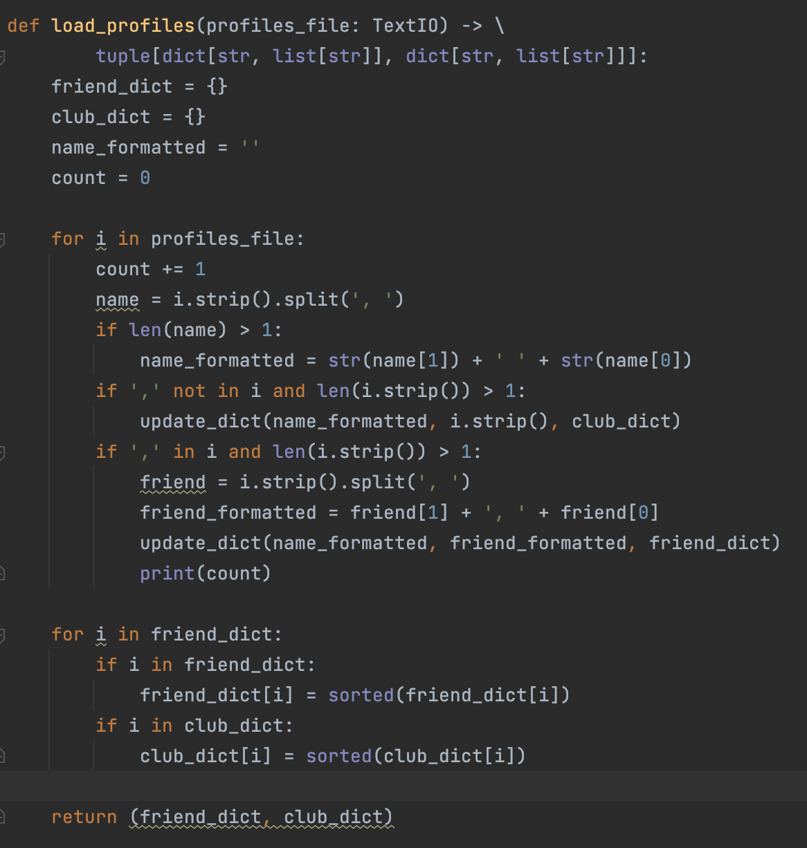 Solved I have this function where I have to return a tuple | Chegg.com