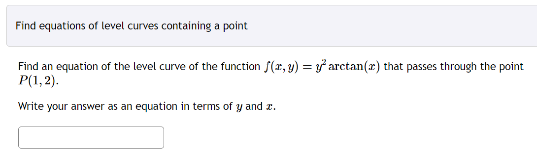 Solved Identify the level curve of the function g(x,y)=exy | Chegg.com