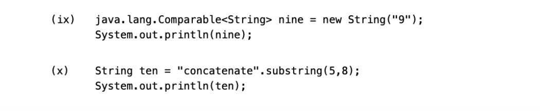 Solved Consider the class signature of the String class in | Chegg.com