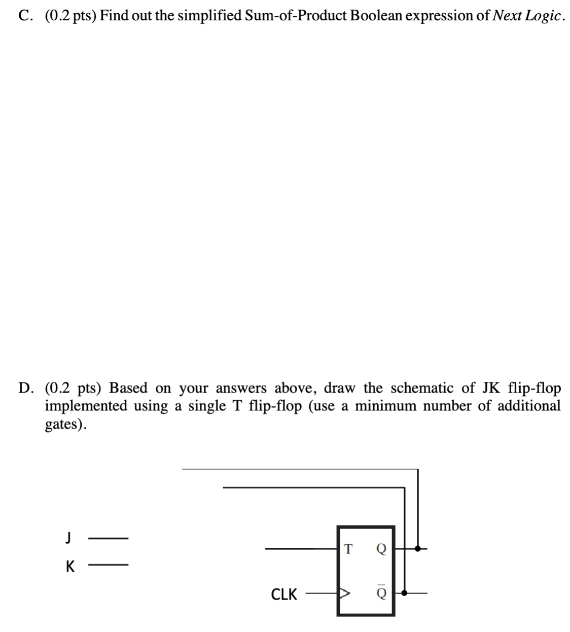Solved 1. [0.5 pts] Consider the following circuit. Assuming | Chegg.com