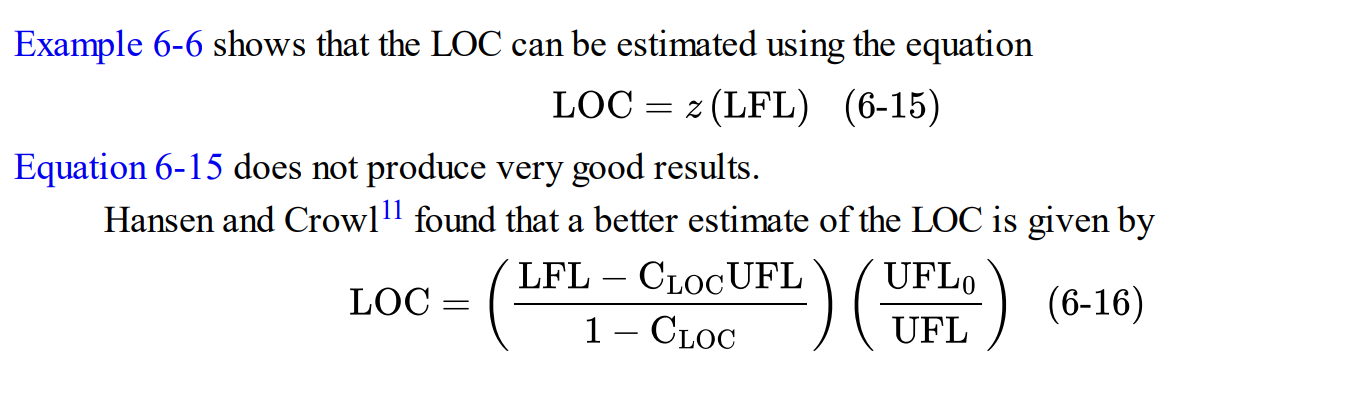Solved Estimate the LOC of ethylene using Equations 6-15 and | Chegg.com