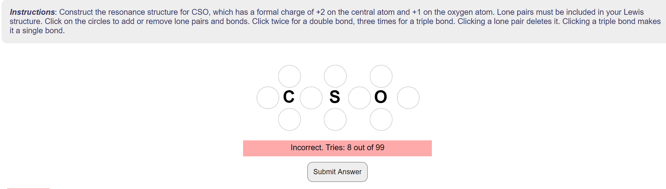 Cso Lewis Structure