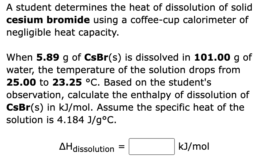 Solved The standard heat of formation for CaCl2 (s) is −796 | Chegg.com