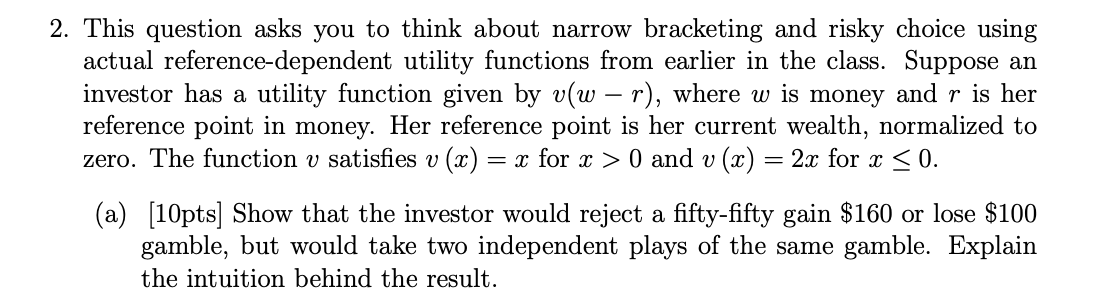 Solved 2. This question asks you to think about narrow | Chegg.com