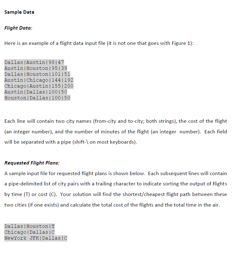 Saapl Data Flight Data: Here is an example of a | Chegg.com
