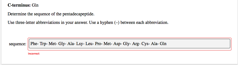 The given data were obtained from partial cleavage | Chegg.com