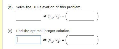 Solved Consider the following all-integer linear program. | Chegg.com