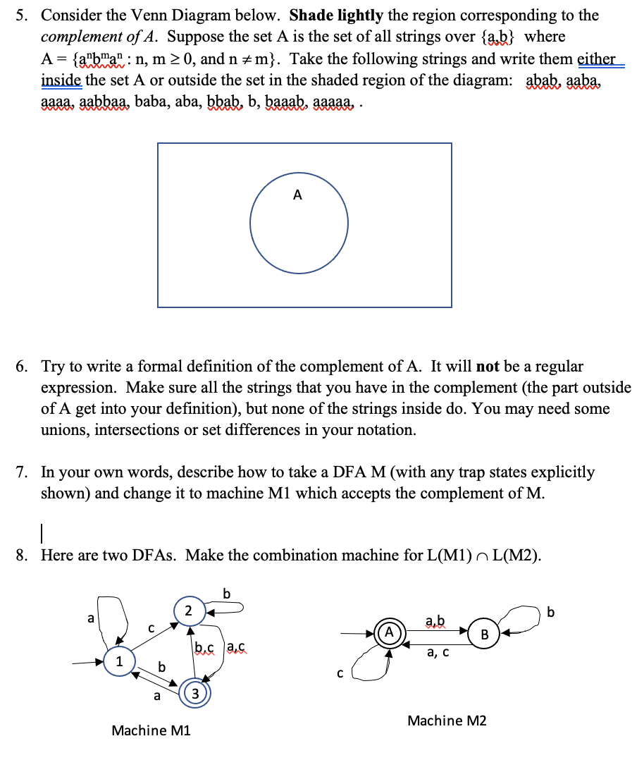 Solved 1. Using the algorithm given in class, draw an NFA | Chegg.com