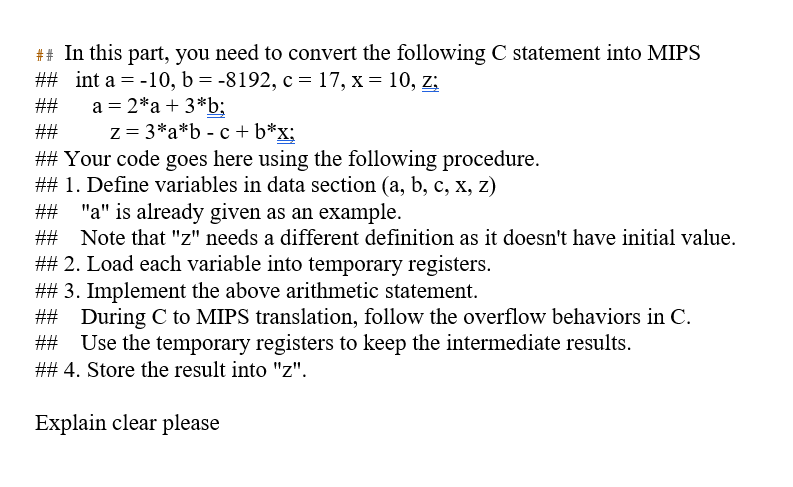 Solved \#\# In this part, you need to convert the following | Chegg.com