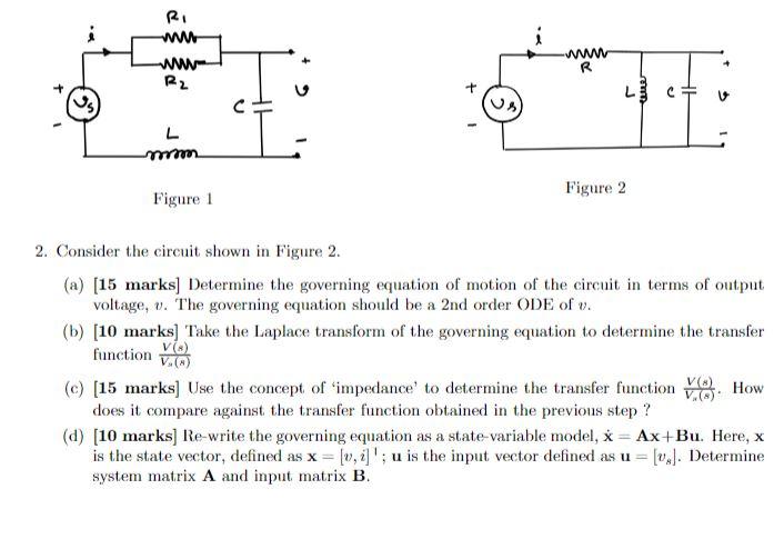 Solved Figure 2 Figure 1 2. Consider the circuit shown in | Chegg.com