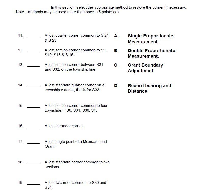 Solved In this section, select the appropriate method to | Chegg.com