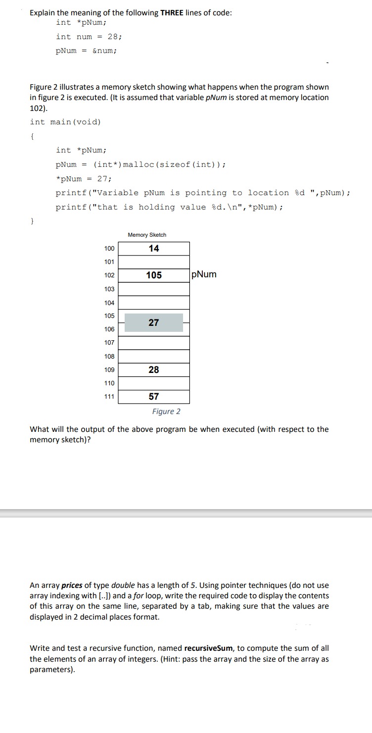 Solved Explain the meaning of the following THREE lines of | Chegg.com