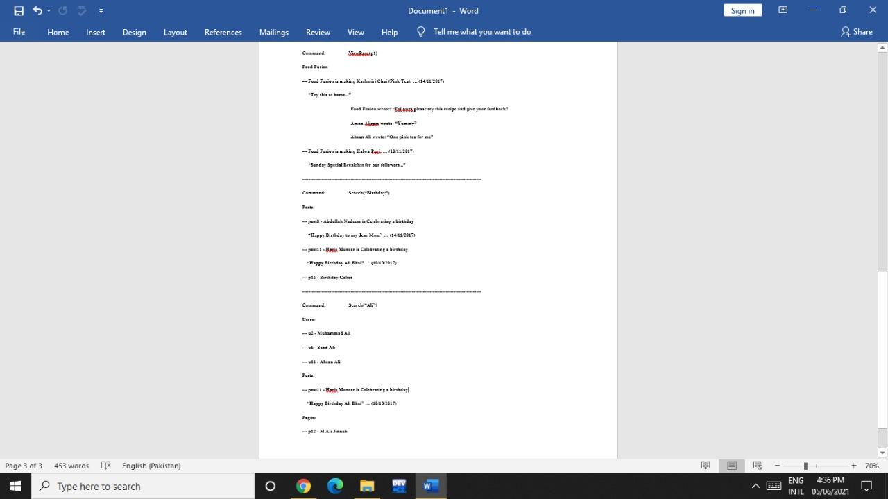We need to develop a console based social | Chegg.com