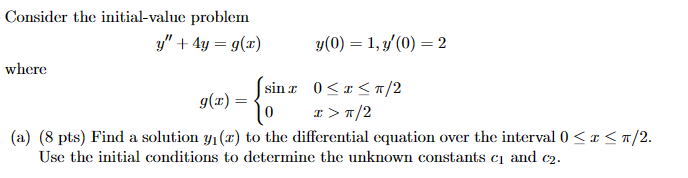 Solved Consider the initial-value problem | Chegg.com