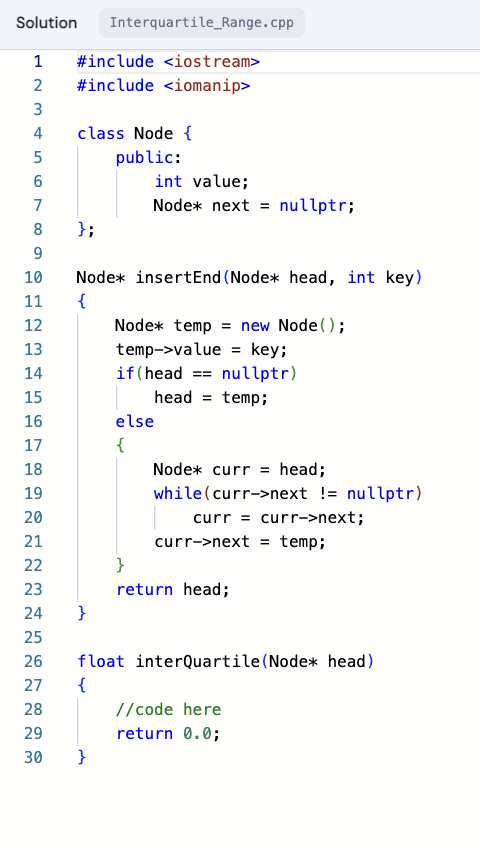 Solved Hi, I provided the instructions and the given code. I | Chegg.com