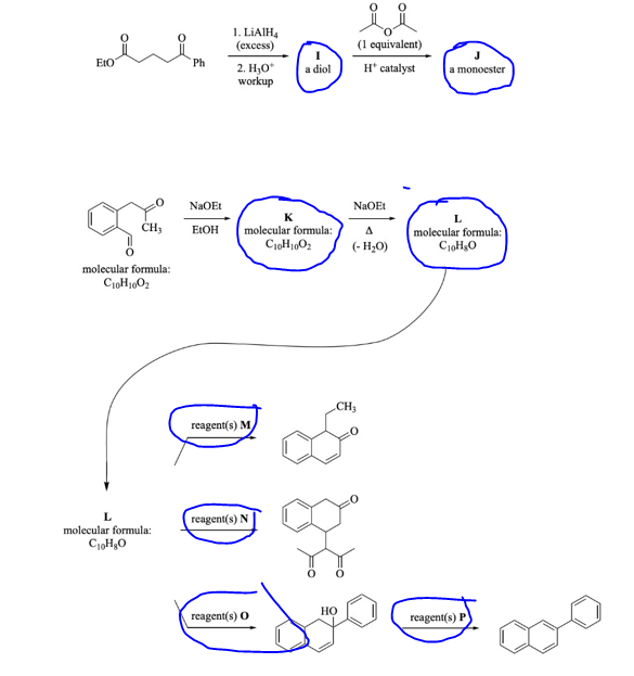 Solved idi (1 equivalent) H' catalyst Eto 1. LiAlH4 (excess) | Chegg.com