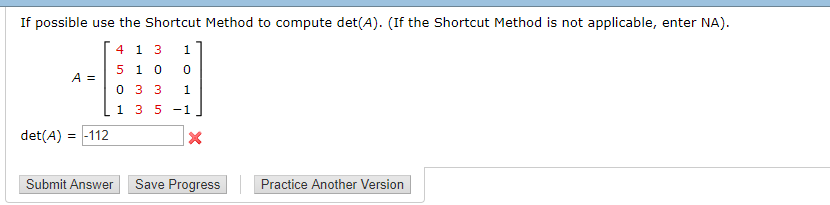 Solved If possible use the Shortcut Method to compute | Chegg.com
