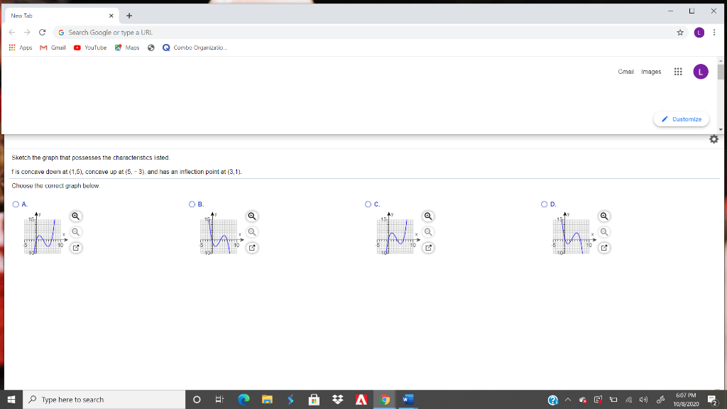 Solved New Tats → e G Search Google or type a URL !! Apps M | Chegg.com