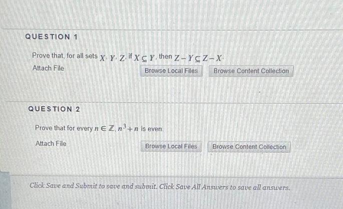 Solved QUESTION 1 Prove that, for all sets x y z if x s y, | Chegg.com