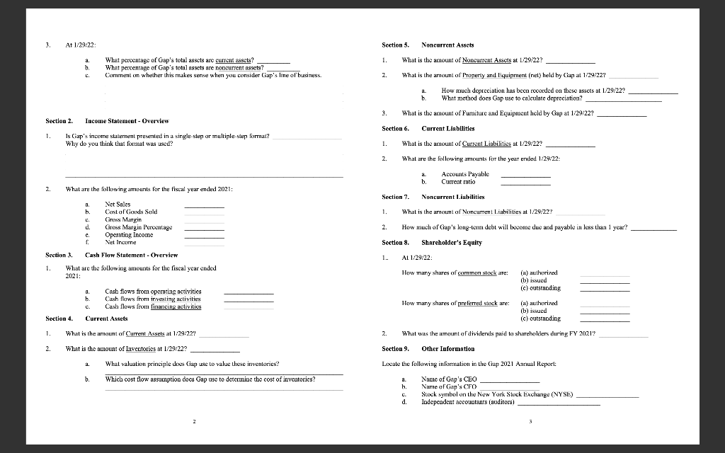 Use the Annual Report for the fiscal year ended 2021 | Chegg.com