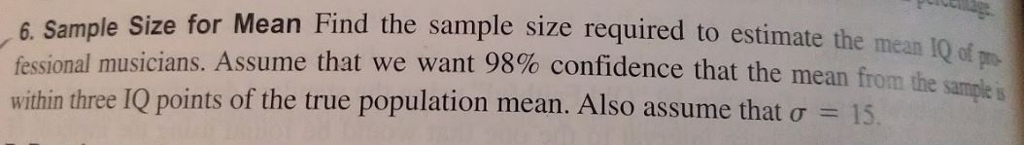 Solved Ch 7 - Estimating Parameters and Determining Samples | Chegg.com