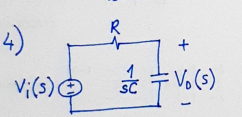 Solved For a series rc circuit, a)Find the transfer function | Chegg.com