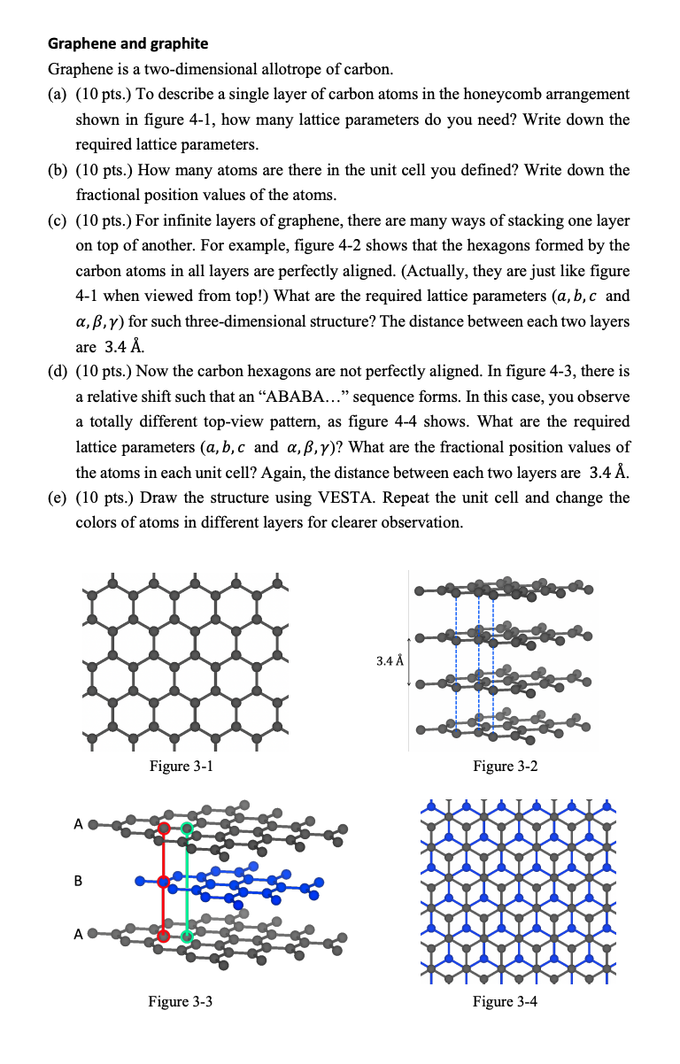Solved Graphene and graphite Graphene is a two-dimensional | Chegg.com
