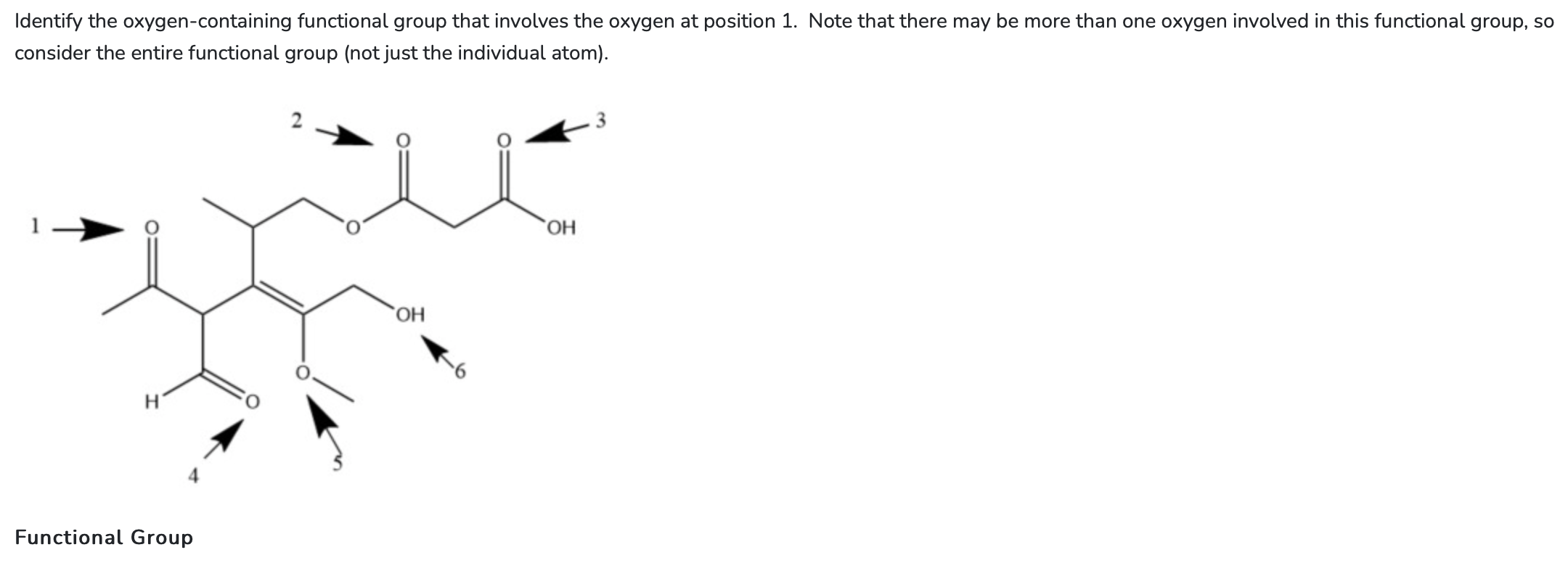 Solved Identify the oxygen-containing functional group that | Chegg.com