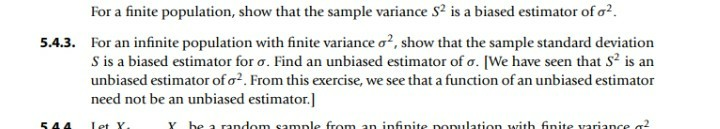 Solved For A Finite Population Show That The Sample