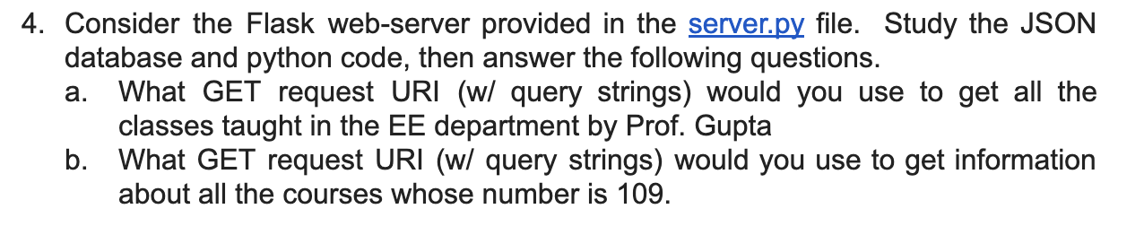 server.py: from flask import Flask, flash, | Chegg.com
