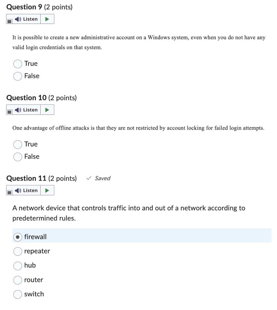 Solved It is possible to create a new administrative account | Chegg.com
